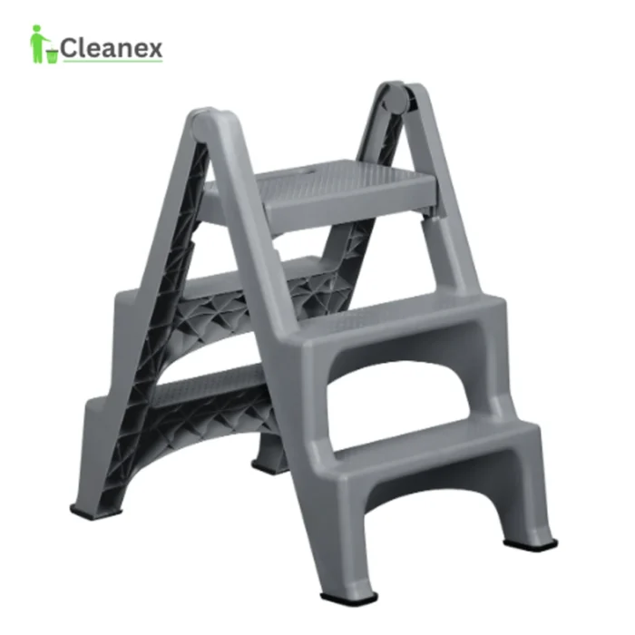 3 Step Ladder | Plastic Step Stool - Cleanex